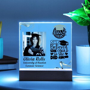 Personalized Graduation Gift, Graduation Plaque With Photo, Graduation ...