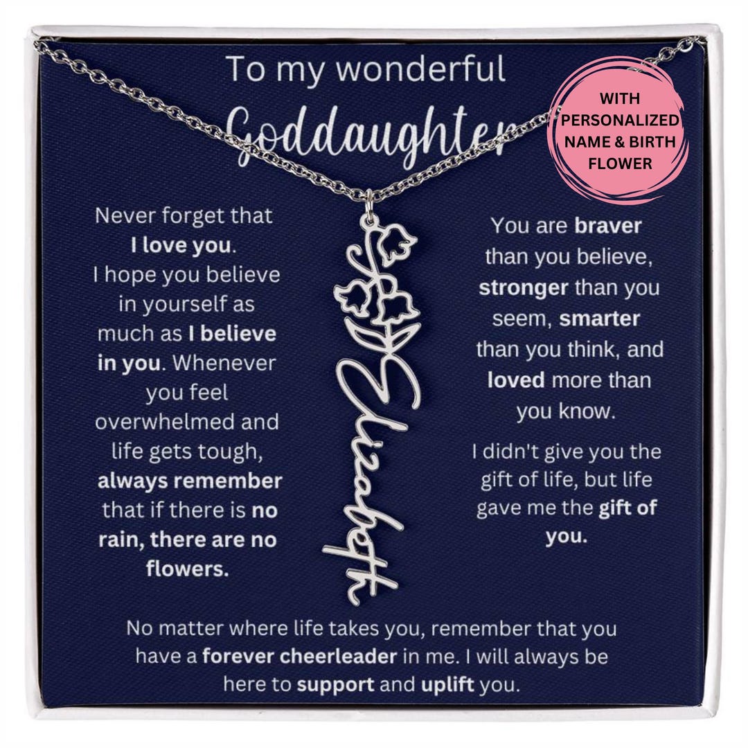 Goddaughter Wedding Birthday Gifts. Goddaughter Gifts From Godmother ...