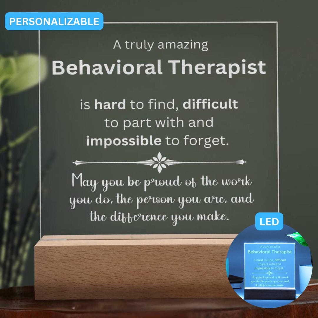 Behavioral Therapist Gift, Leaving Gift for Behavioral Therapist, A ...