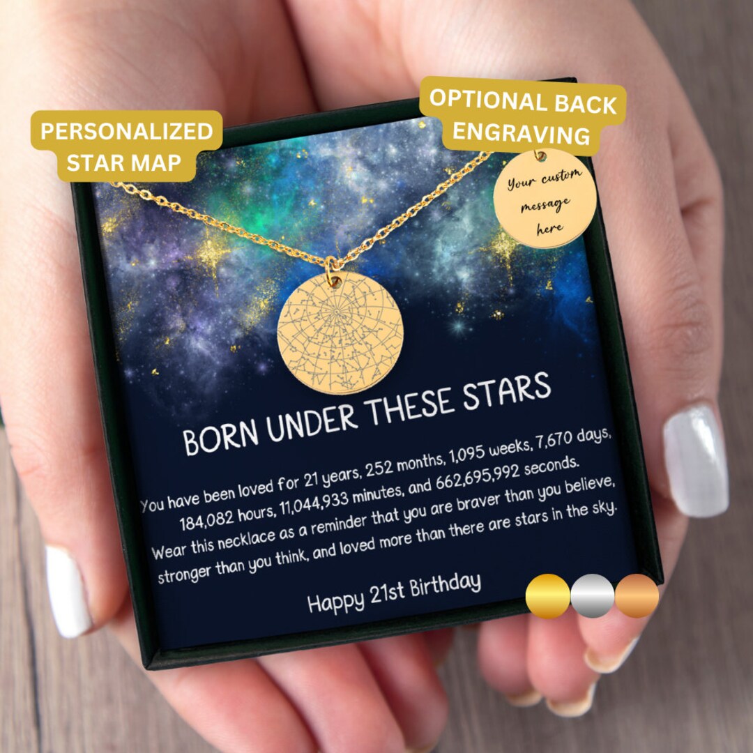 21st Birthday Gift for Her, 21st Birthday Gift Box With Message, Custom ...
