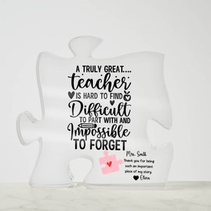 A Truly Amazing Teacher, Personalized, Thank You for Being Such an ...