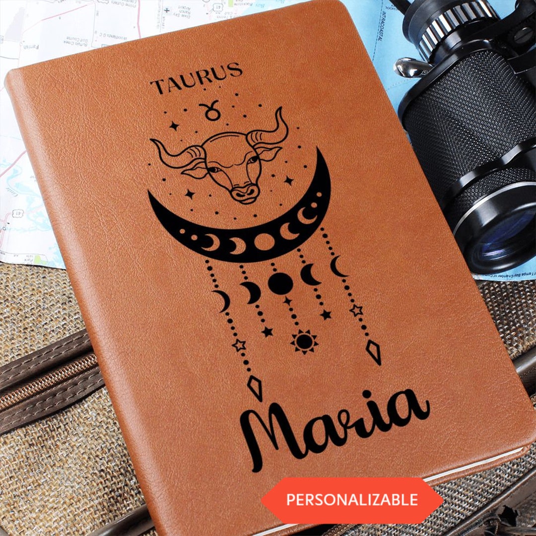 Personalized Taurus Zodiac Constellation Journal, Manifestation Journal ...