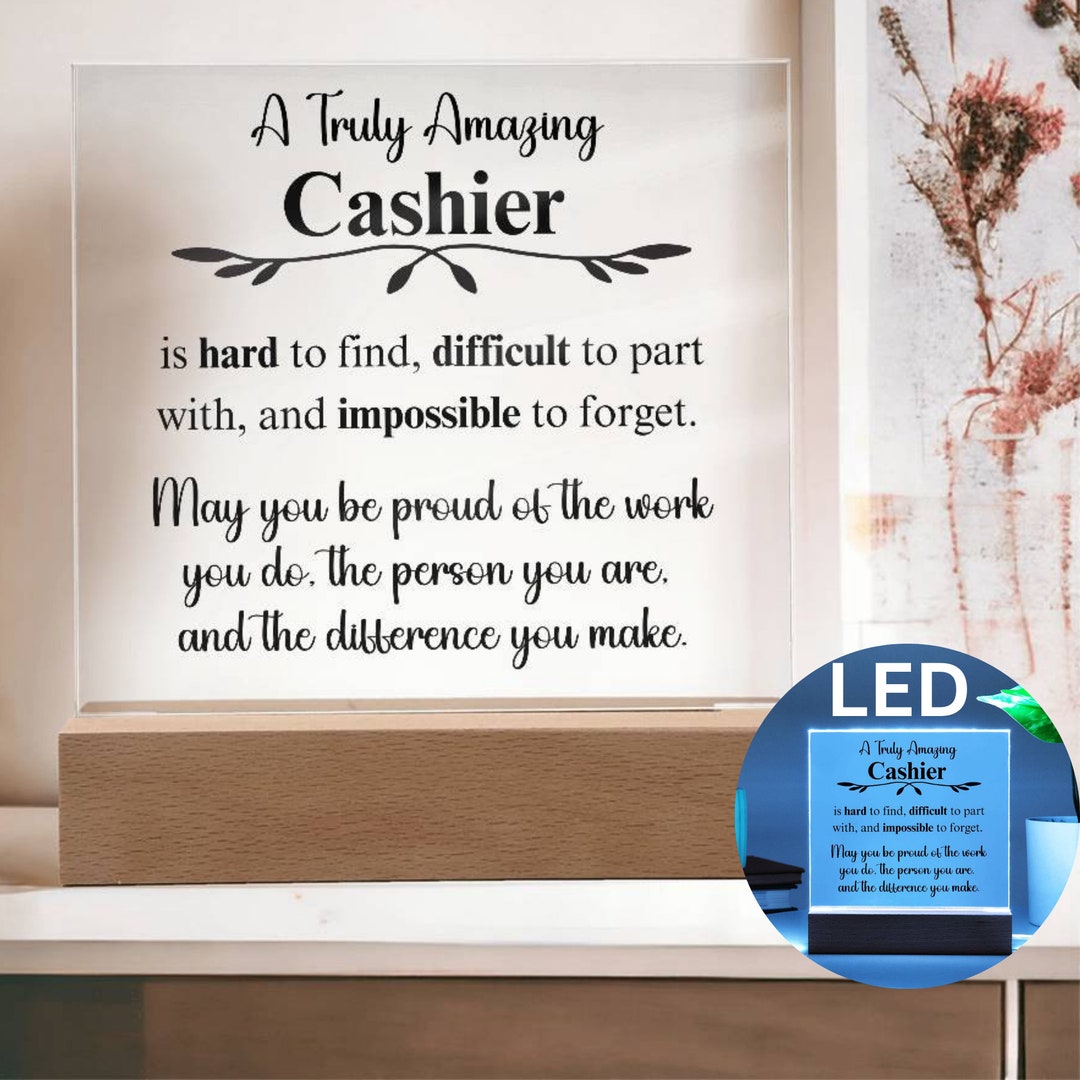 Cashier Gift, Supermarket Cashier Gift, Cashier Appreciation Gift ...