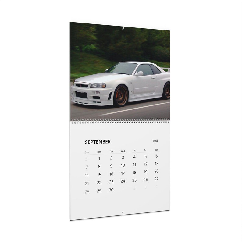 Sports Cars Calendar, Skyline R34, Nissan Calendar, Nissan GTR Wall Art ...