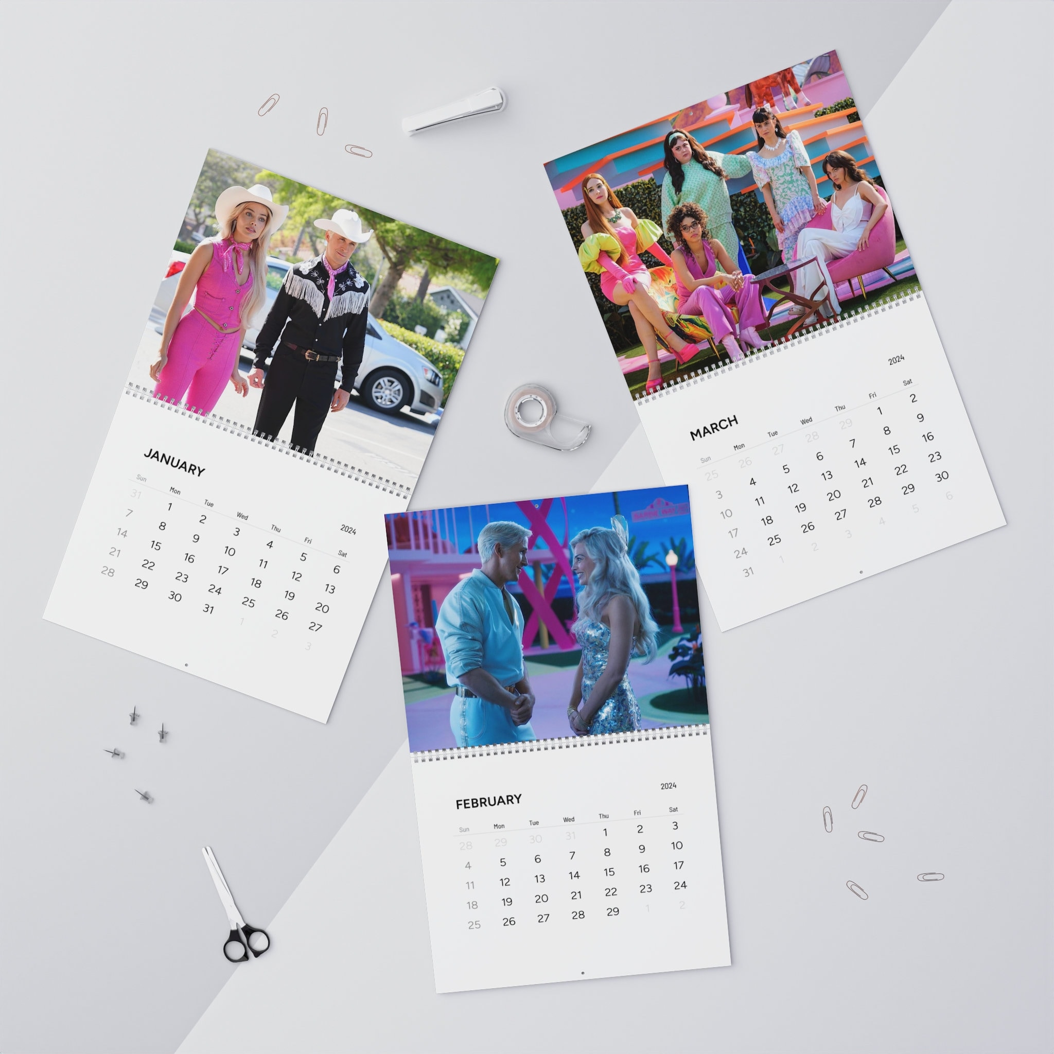 Barbie Movie Calendar, Barbie, Barbie Calendar sold by Romantic ...