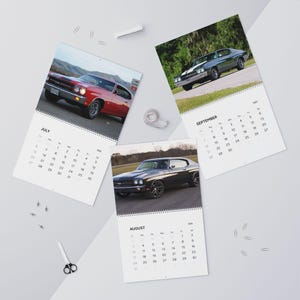 Classic Cars Calendar, Chevrolet Chevelle SS, Chevrolet Calendar ...