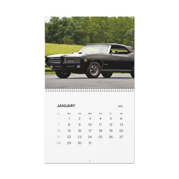 Muscle Car Calendar - Etsy