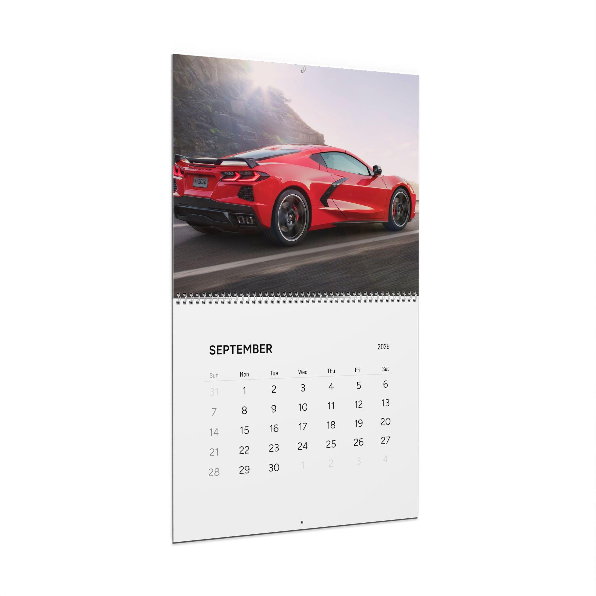 Super Cars Calendar, Corvette C8 Z06, Corvette Calendar, Corvette Wall ...