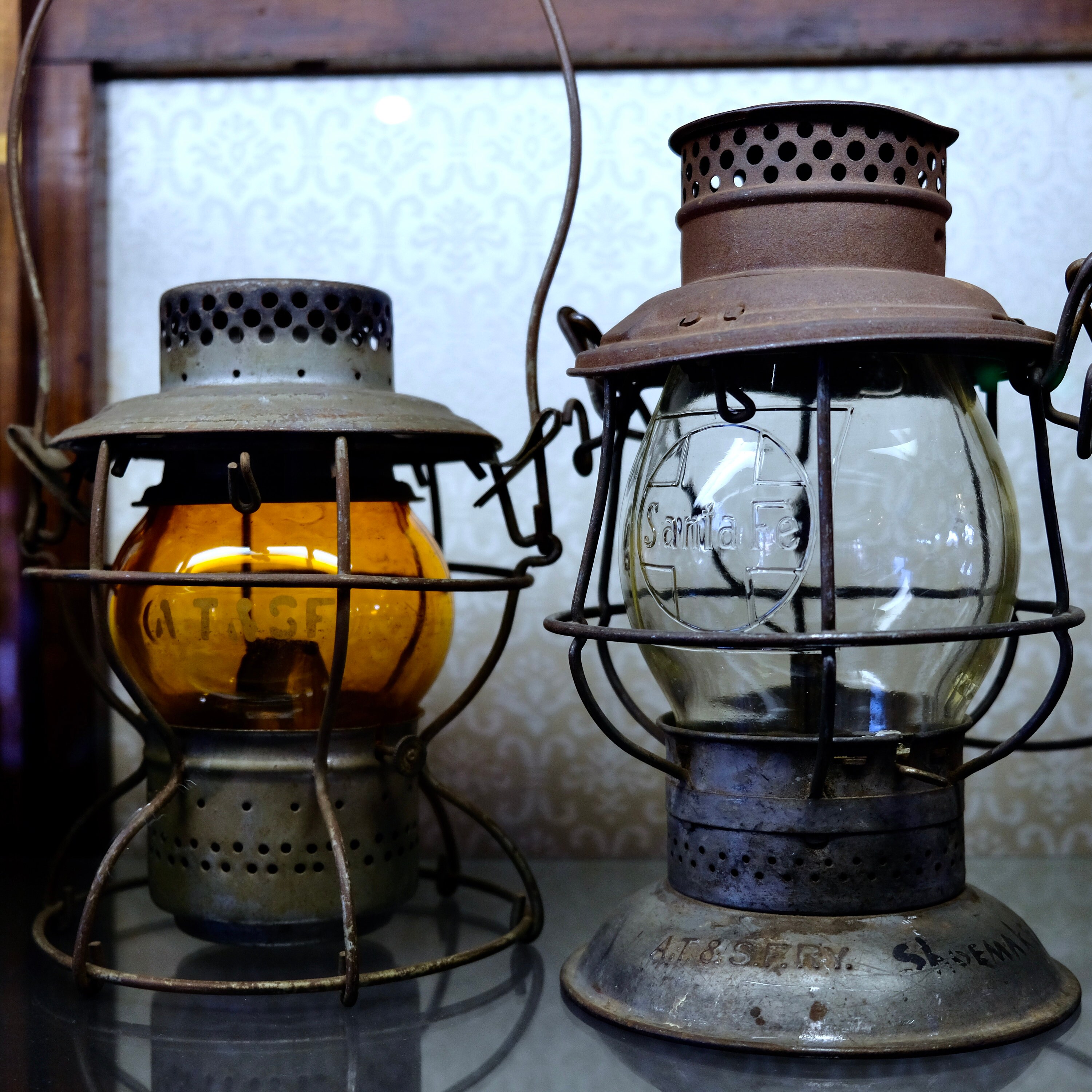 Antique Railroad Lanterns And Lanterns