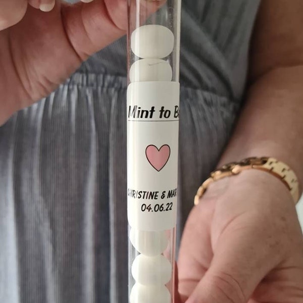 Wedding Party Favor Test Tube - Etsy UK