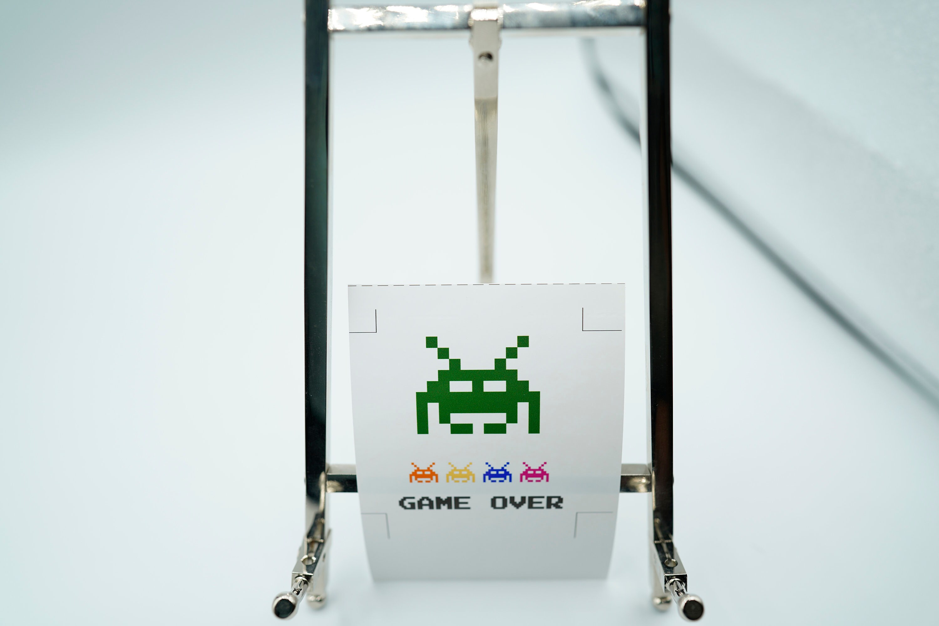 Alien Invader Retro Arcade 70's Gloss Vinyl Sticker Decals | Etsy