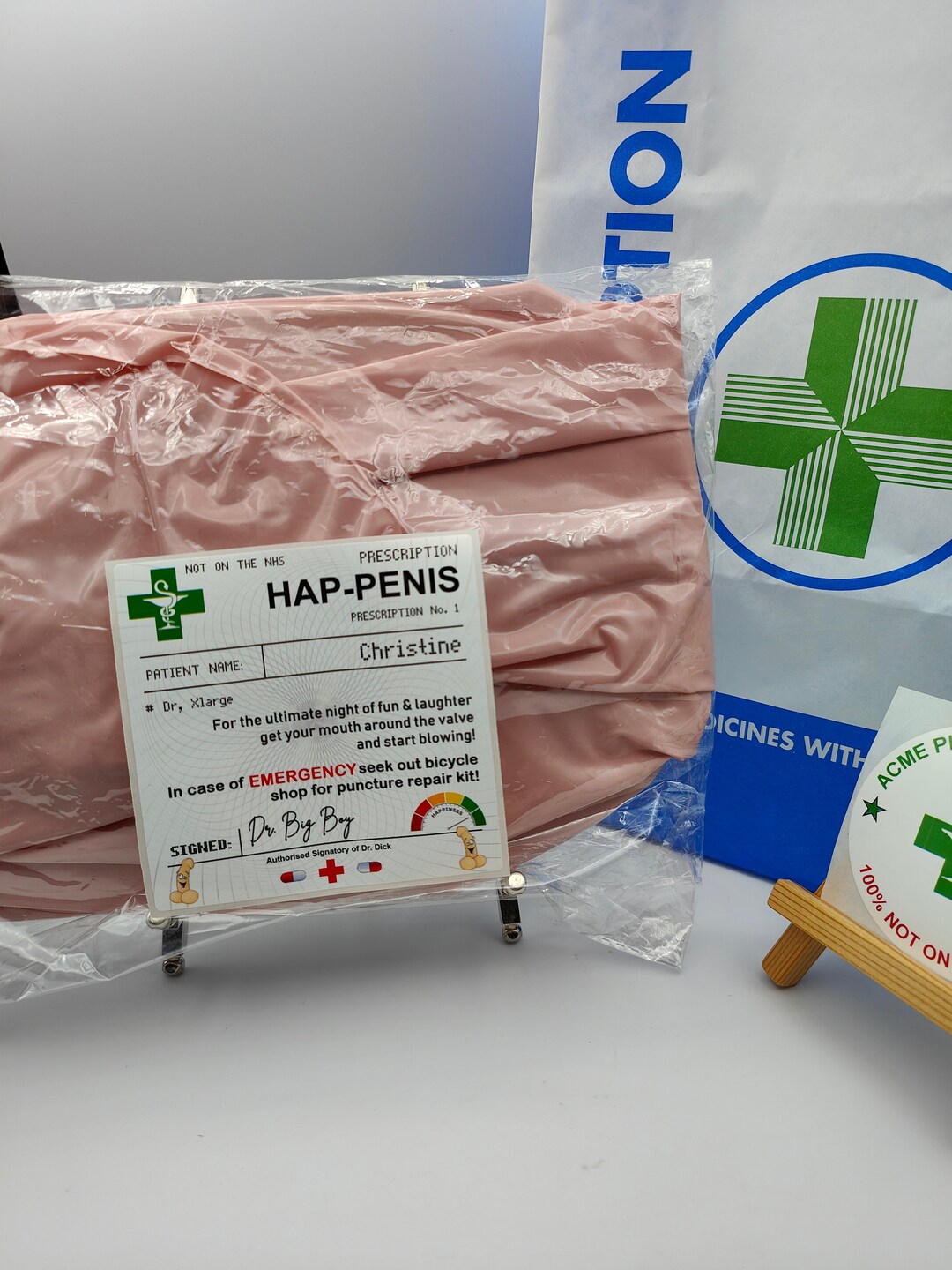 Personalised Blow up Giant Inflatable, 3FT 90cm, Willy, Penis, Dick ...