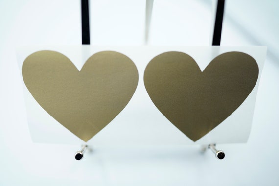 4 Colours Large Scratch off Heart Stickers Scratch off Reveal - Etsy