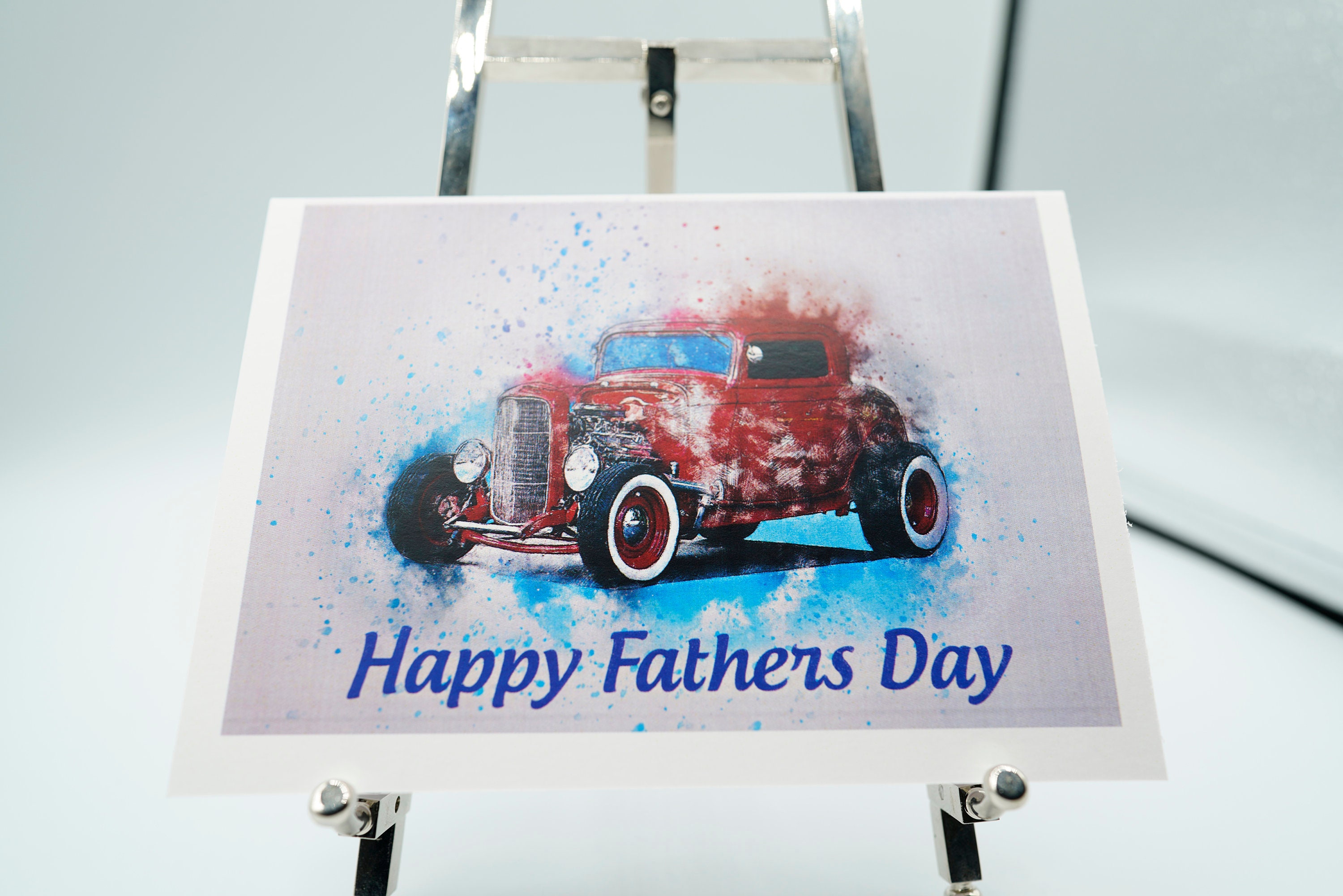 Hot Rod Happy Fathers Day A6/A5 Greetings Card High Quality | Etsy