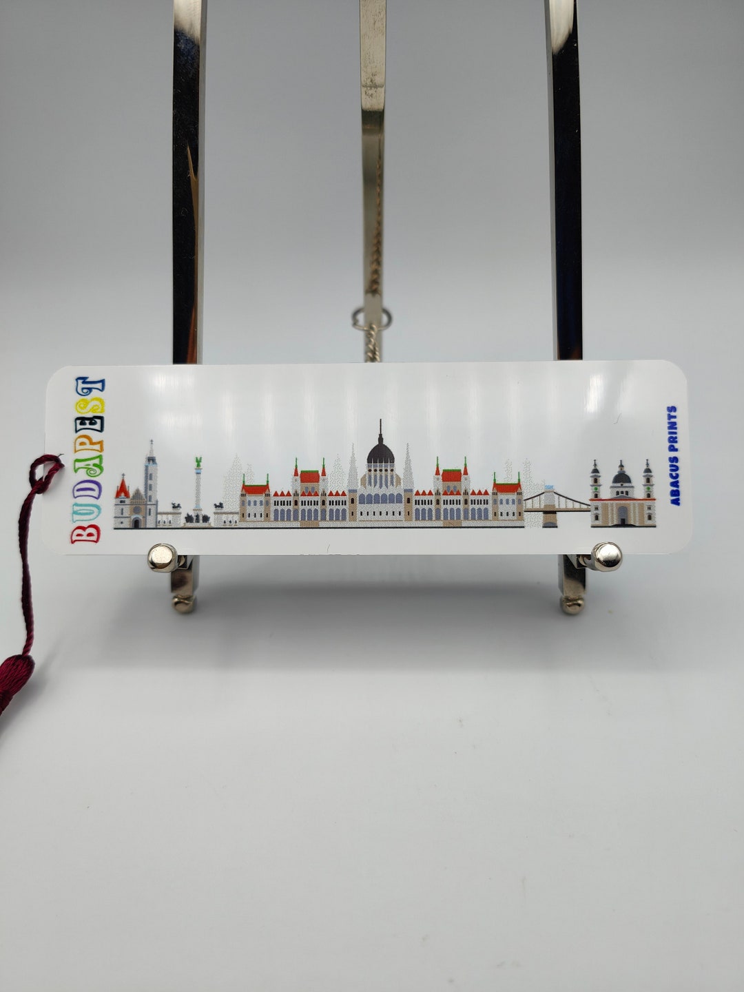 Metal Budapest Skyline Bookmark, Artwork Drawing, European Landmarks ...