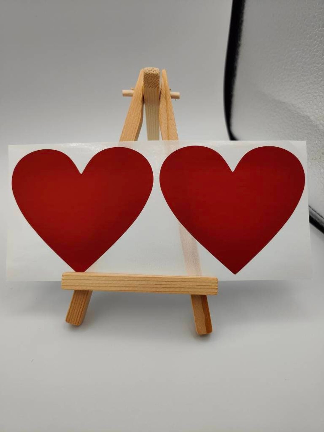 Big Red Scratch off Heart Stickers Scratch off Reveal Labels for ...