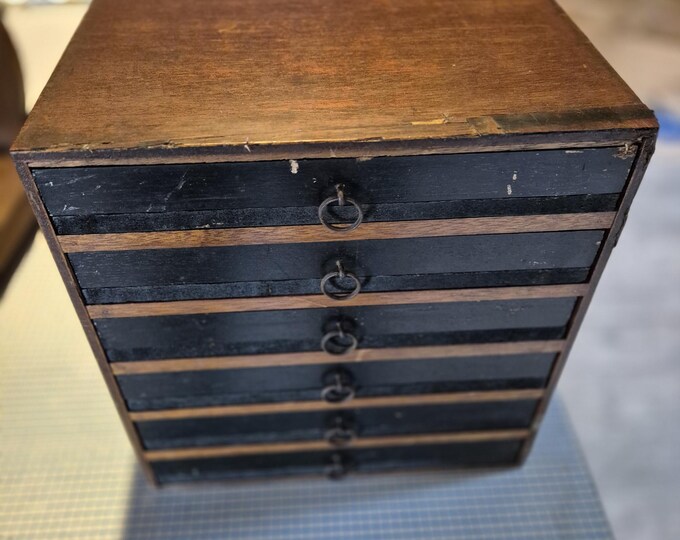 Stack of Two Antique Singer Sewing Machine Drawers, Unique Storage ...