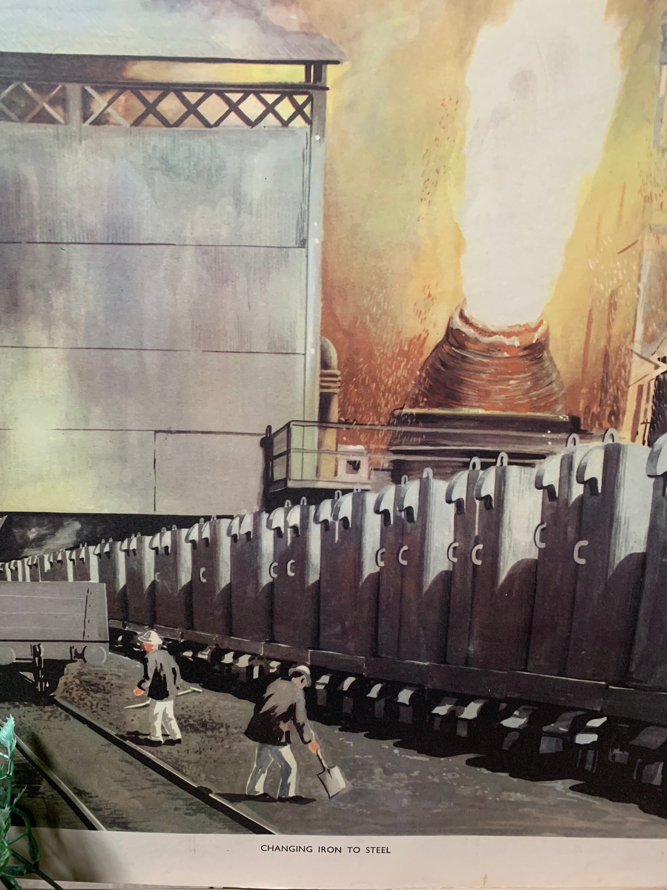 Vintage School Poster, Retro Poster, Mid Century School Art,metal Work ...