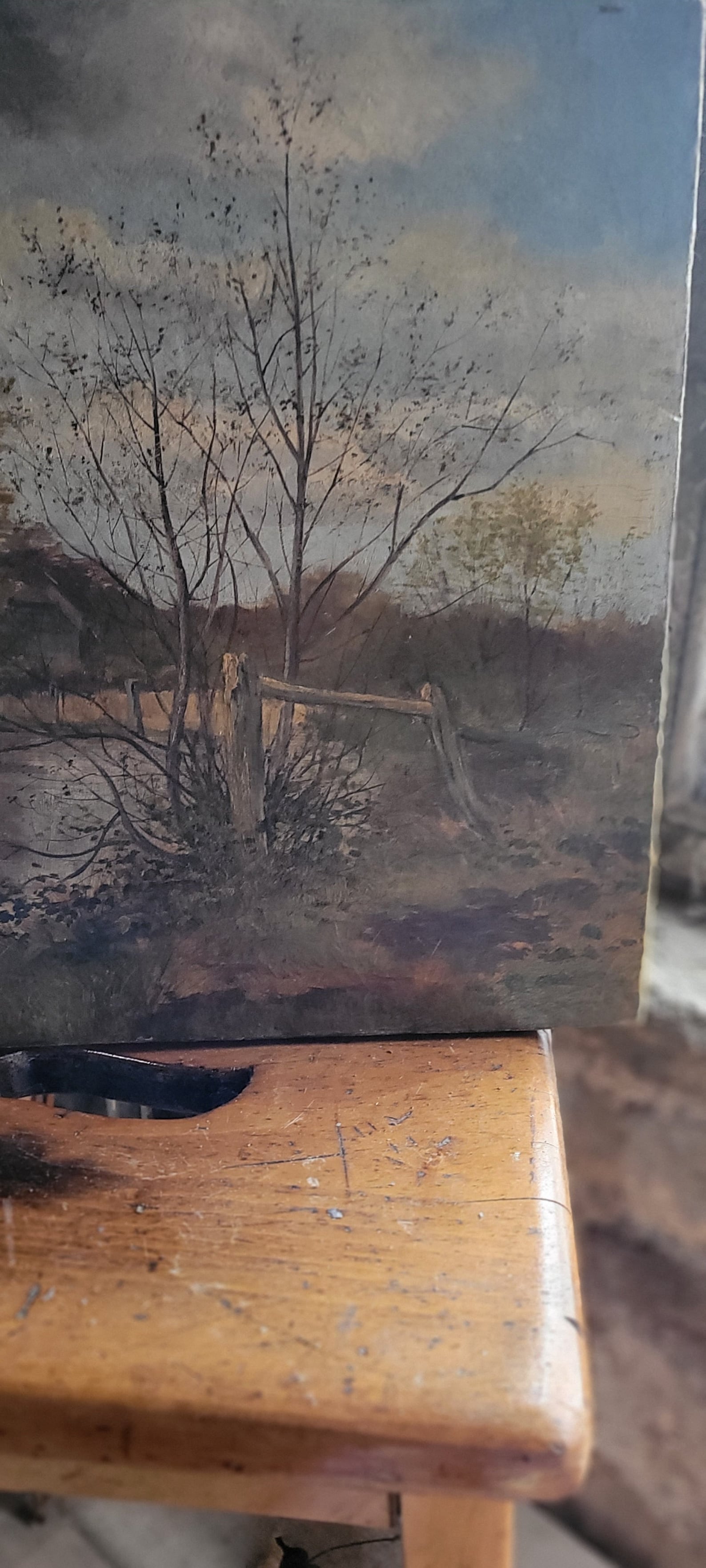 Vintage Unframed Painting, Canvas Picture, Landscape Painting - Etsy