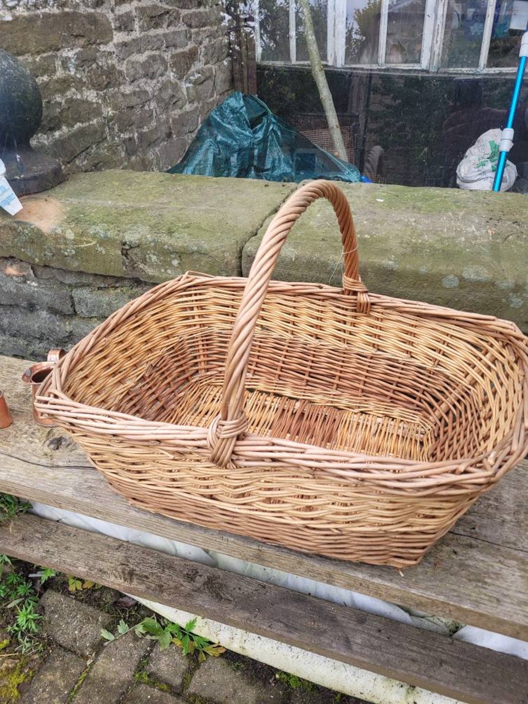 Vintage Basket, Large Basket, Market Basket, Log Basket - Etsy