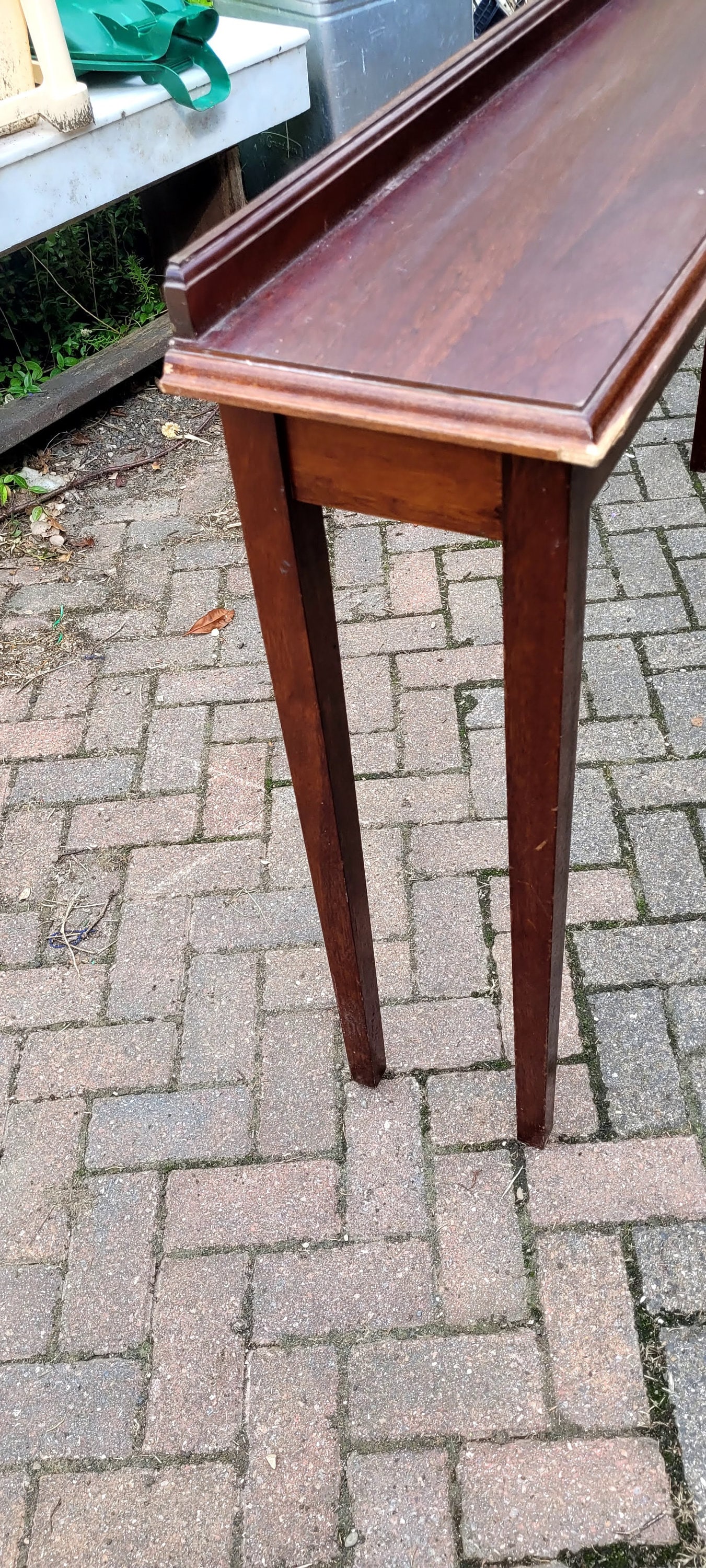 Vintage Hall Table Long Table Shelf Table Bureau Side - Etsy UK