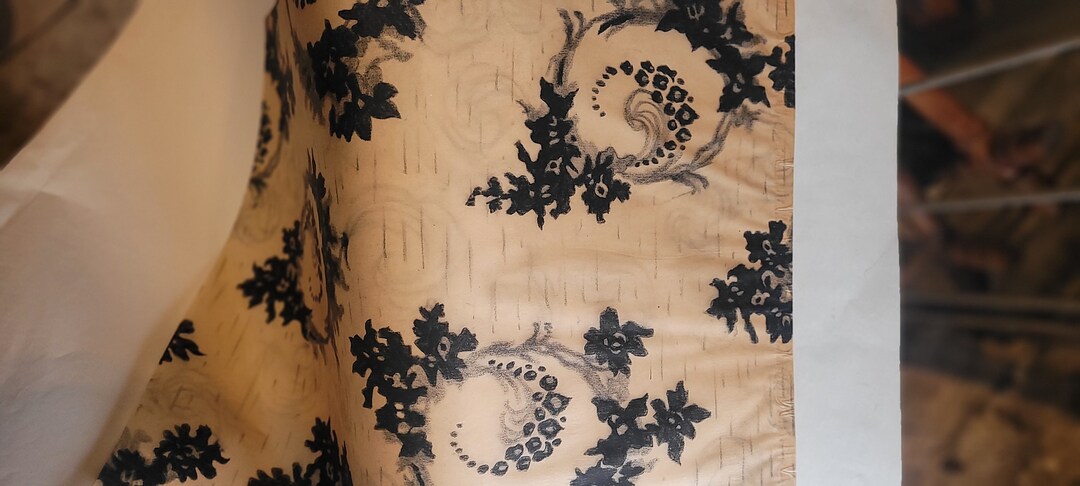 Vintage French Wallpaper Sample, Original Wall Paper Template - Etsy