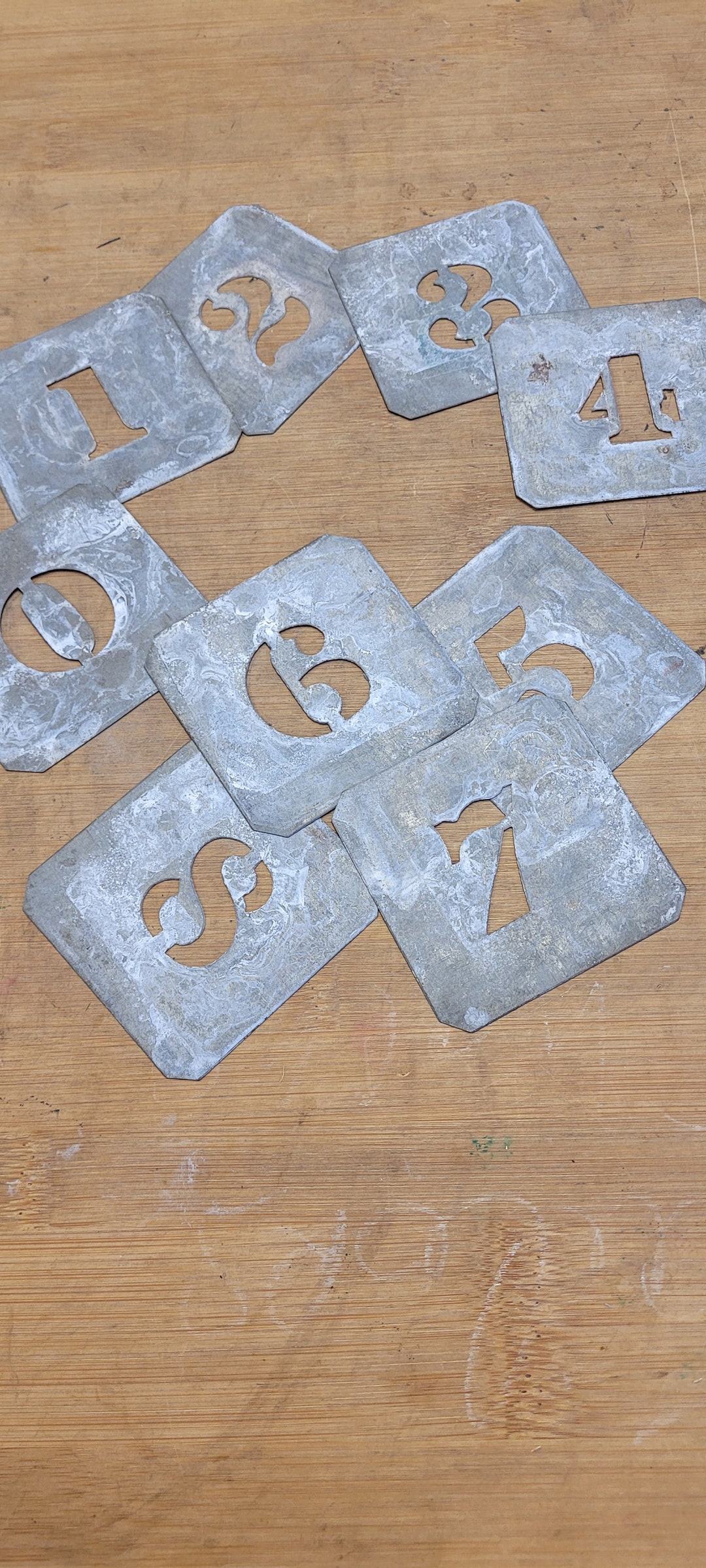 Zinc Numbers Stencil Numbers - Etsy