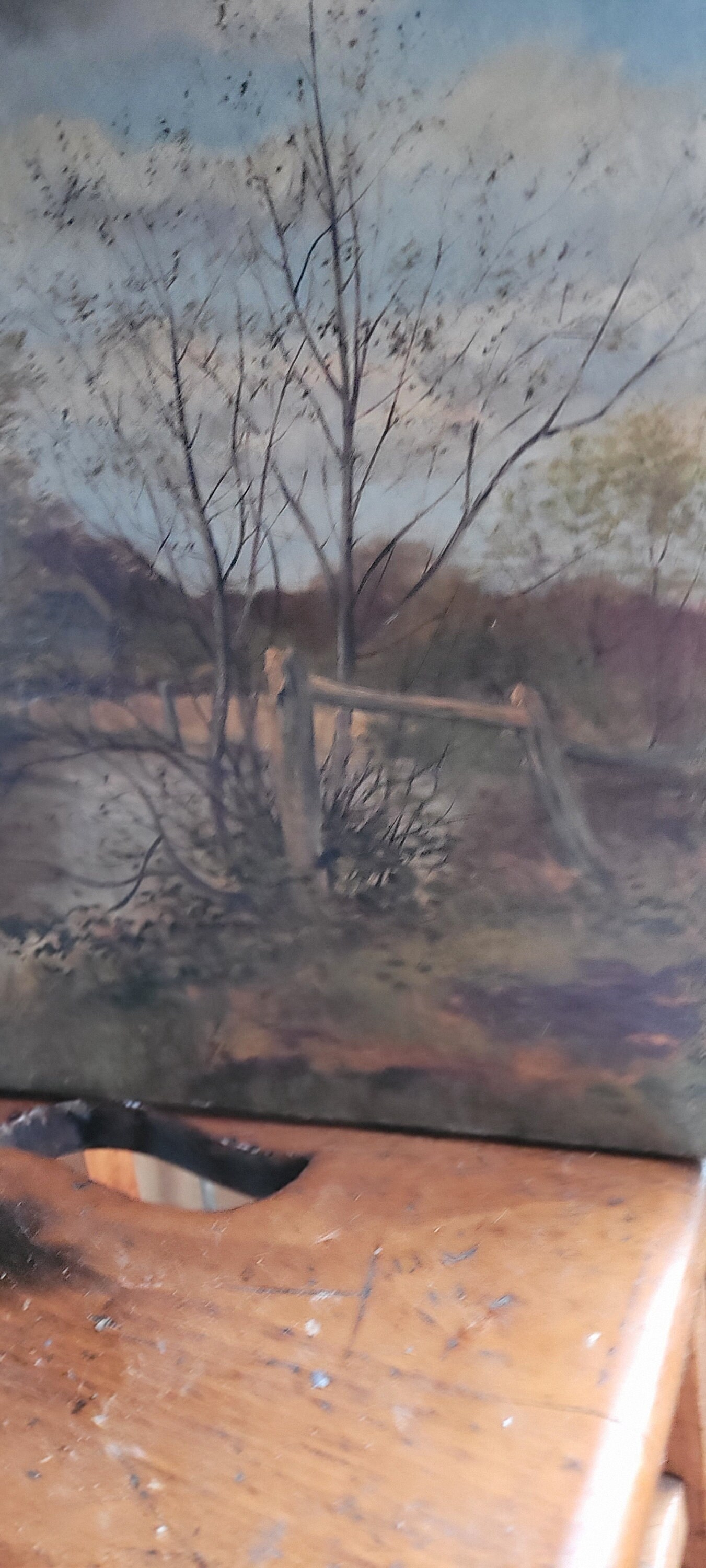 Vintage Unframed Painting, Canvas Picture, Landscape Painting - Etsy