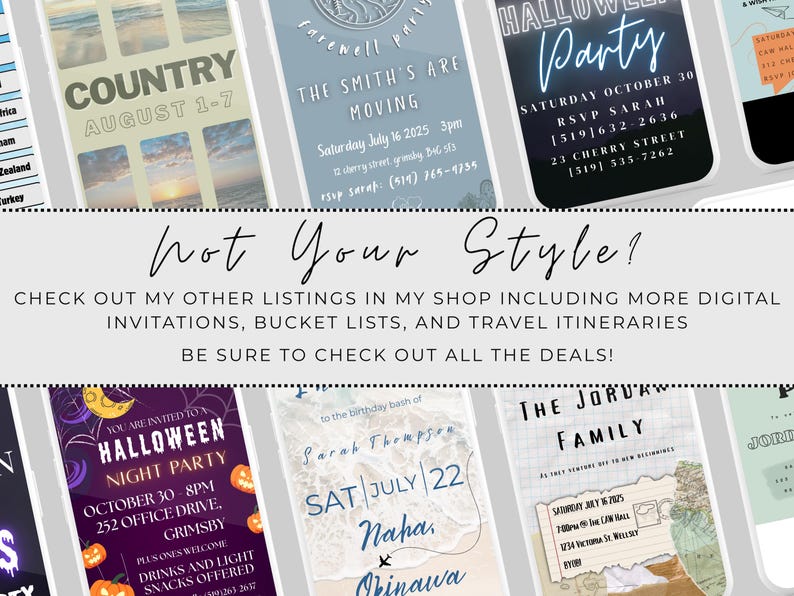 Editable Going Away Party Invitation: Bon Voyage Template (5x7" PDF ...