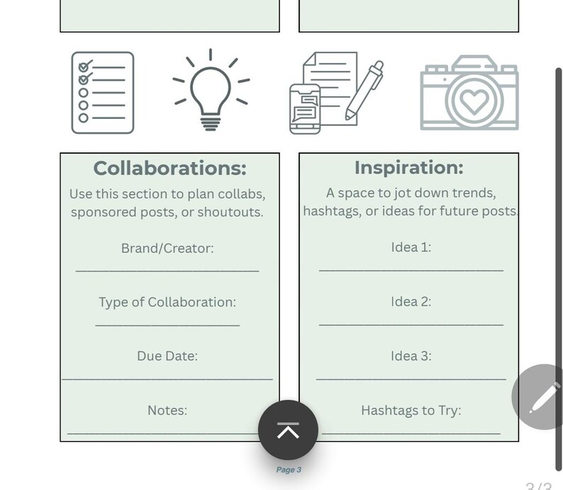 Weekly Content Creator Planner — Instant PDF Download, Fully ...