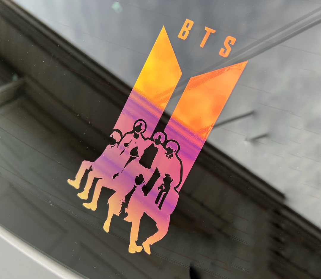 BTS Silhouette Logo Decal, BTS Car Decal, BTS Army Decal, Bts Concert ...