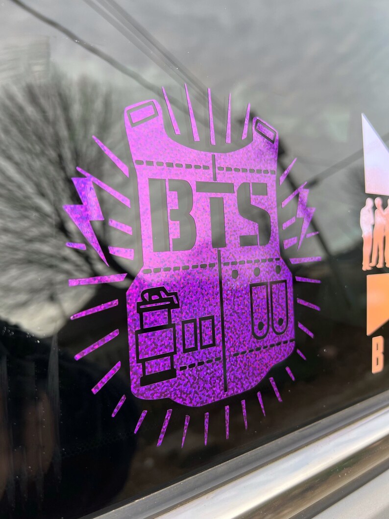 BTS ARMY Vest Logo Vinyl Decal ARMY Car Decal Bts Logo Car - Etsy Australia