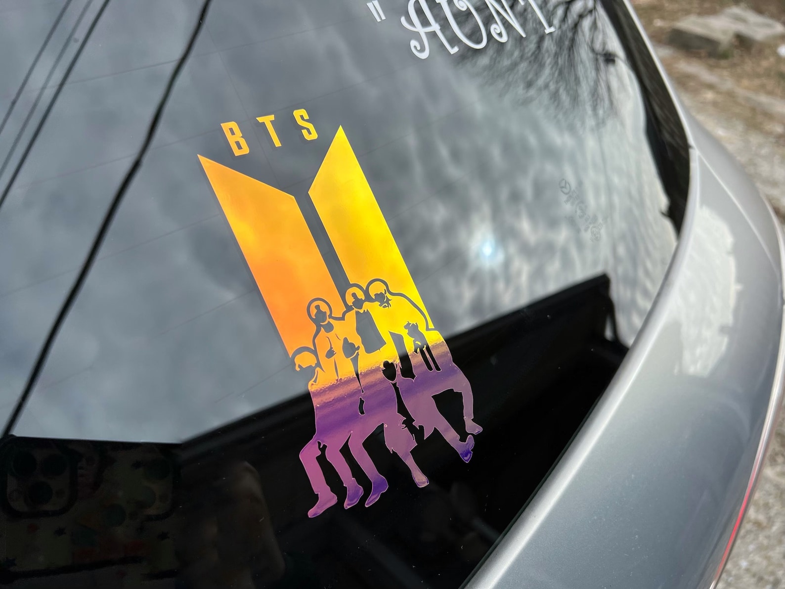 BTS Silhouette Logo Decal BTS Car Decal BTS Army Decal Bts - Etsy