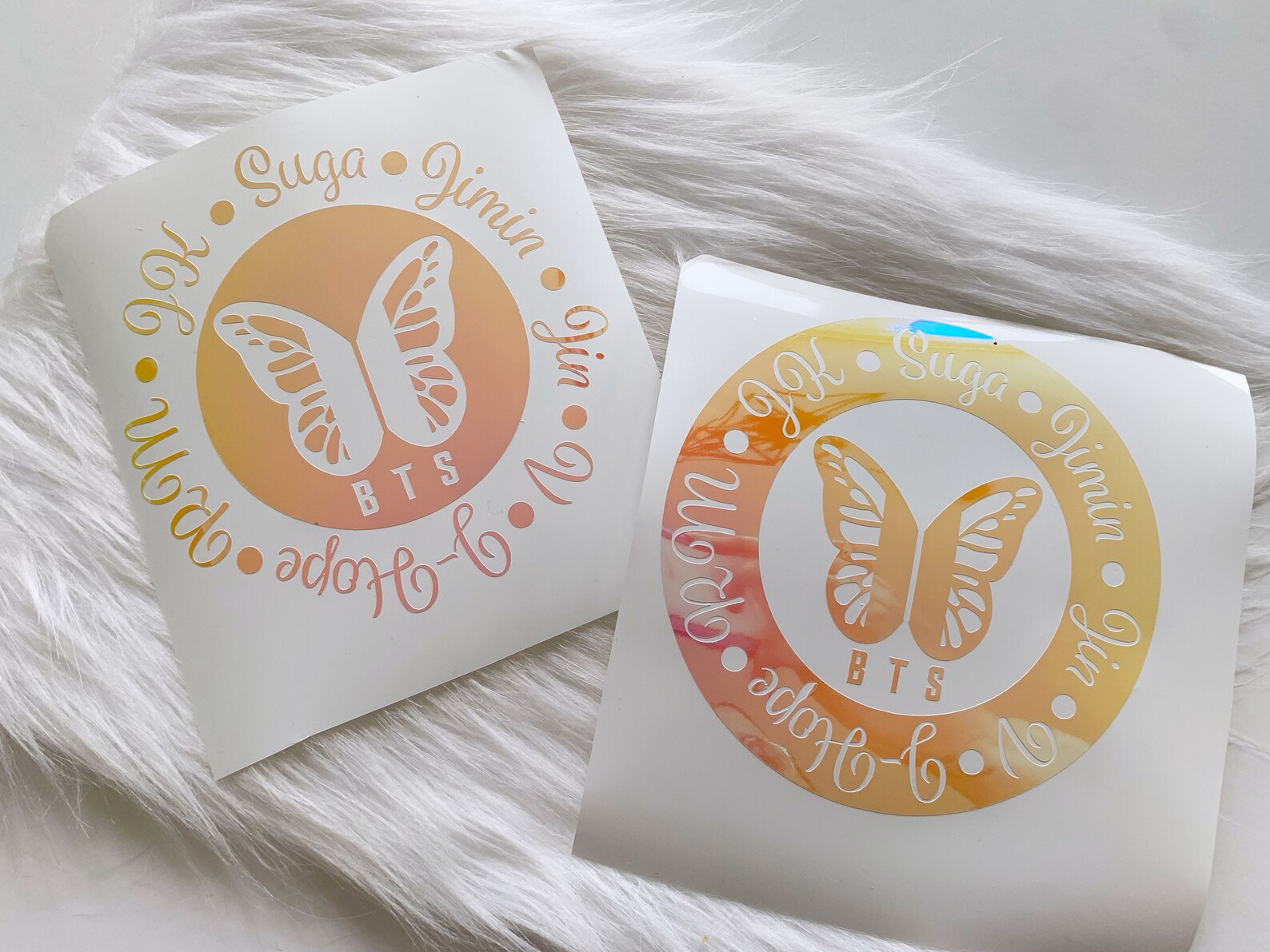 BTS Butterfly Logo Decal BTS Logo Decal BTS Car Decal | Etsy