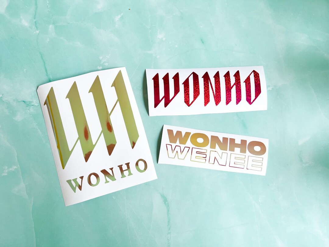 Wonho/wenee Logo Kpop Vinyl Decals: Multiple Design Choices - Etsy