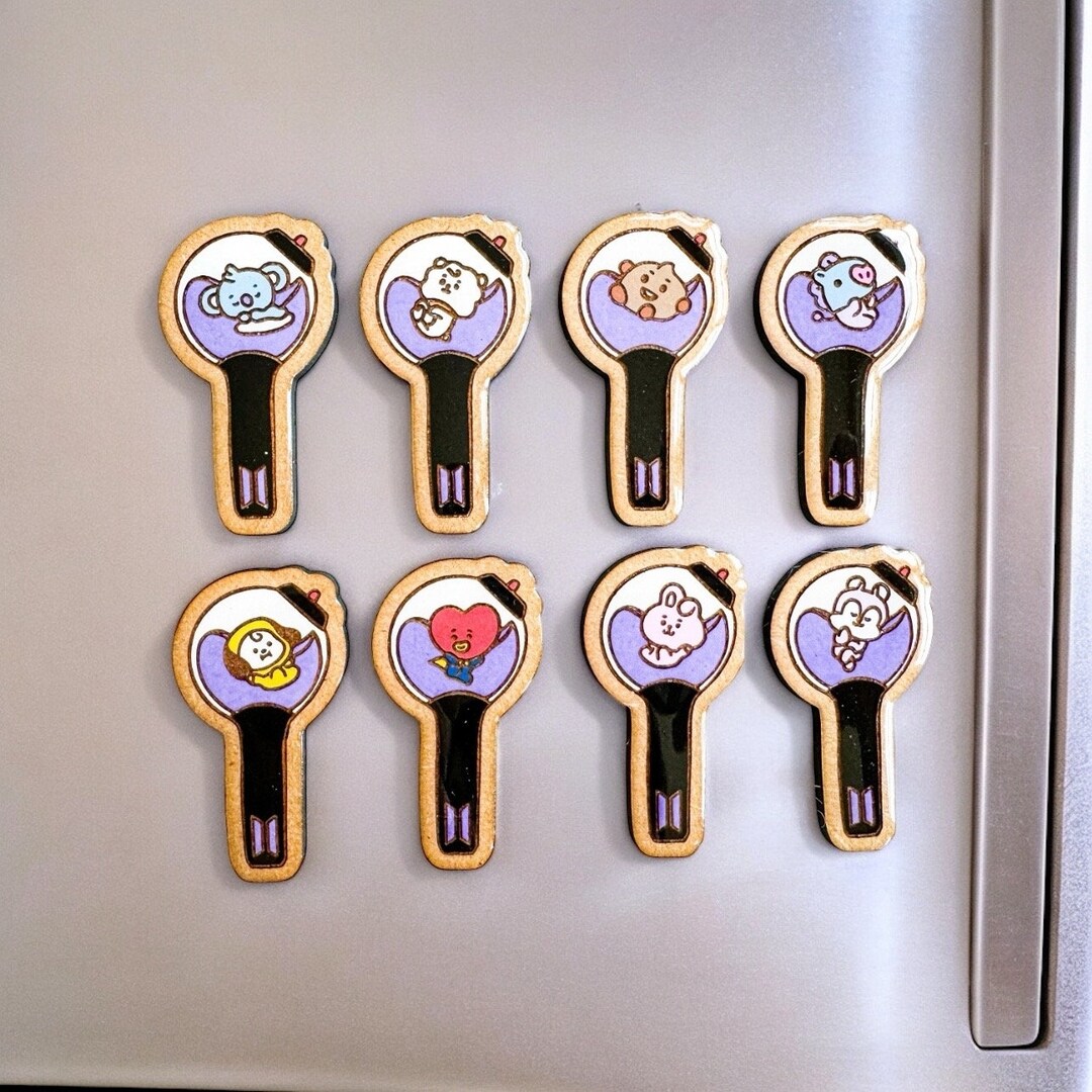 BTS Lightstick Magnet, BTS Magnet, BTS Accessories, Bts Gifts, Kpop ...