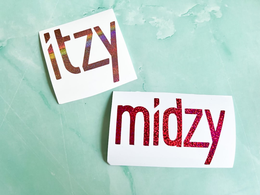 Itzy Merch, Itzy Sticker, Itzy Decal, Itzy Logo Decal, Itzy Midzy Logo ...