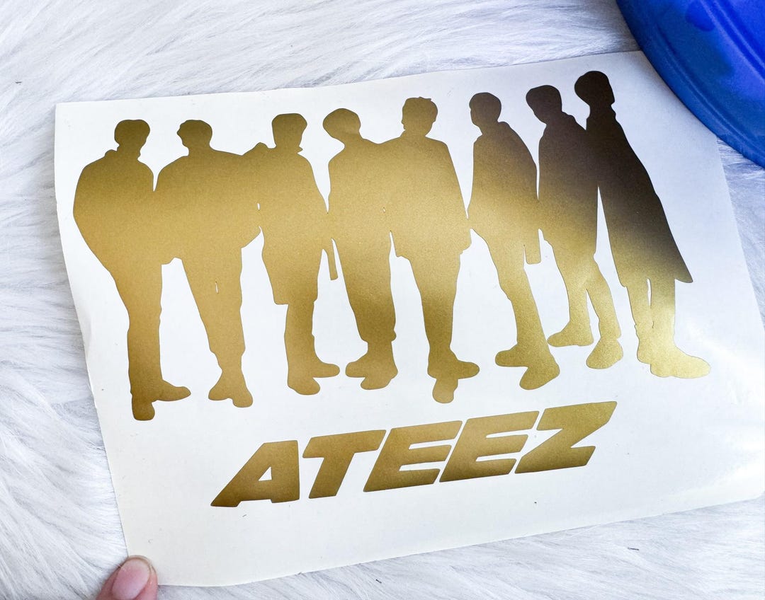 ATEEZ Vinyl Decal, ATEEZ Stickers, ATEEZ Decal, Ateez Merch, Ateez Car ...