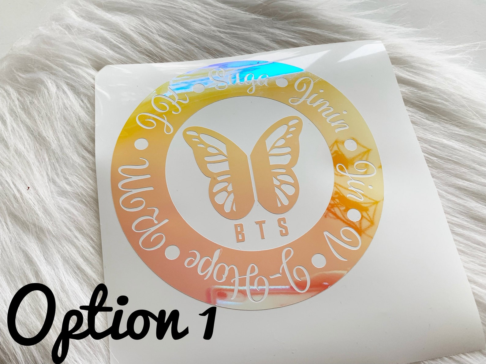 BTS Butterfly Logo Decal BTS Logo Decal BTS Car Decal | Etsy
