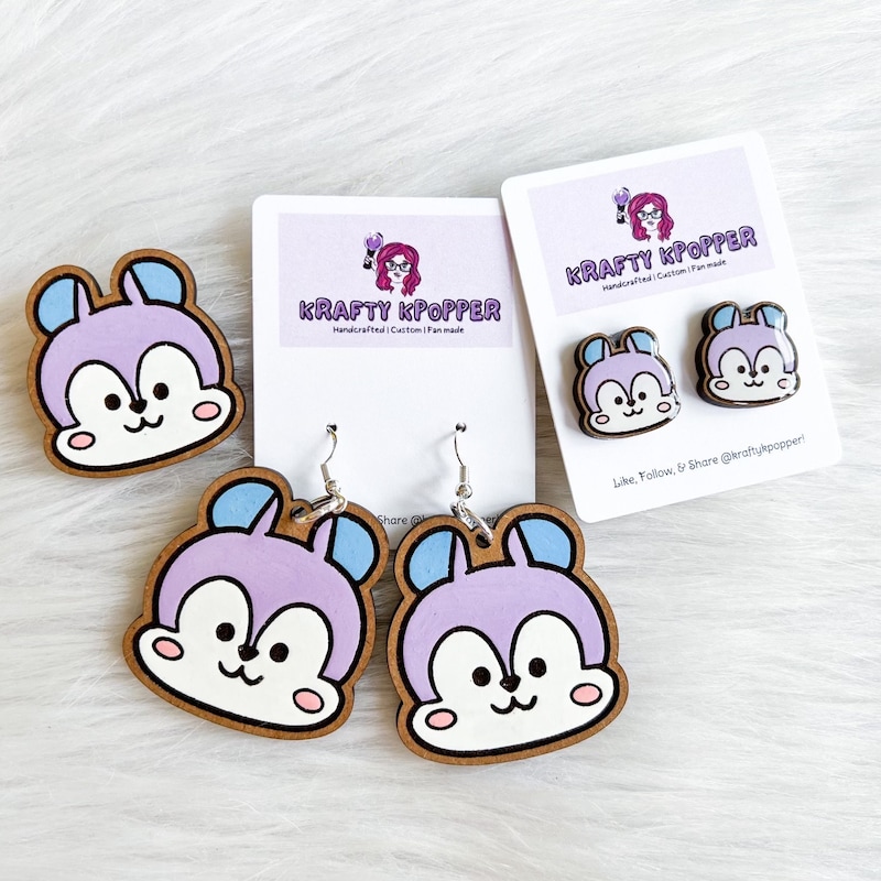 Bts Earrings - Etsy