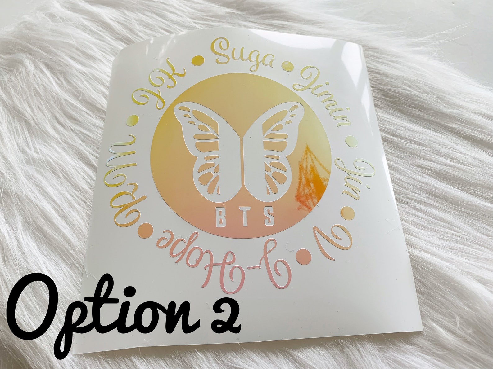 BTS Butterfly Logo Decal BTS Logo Decal BTS Car Decal | Etsy