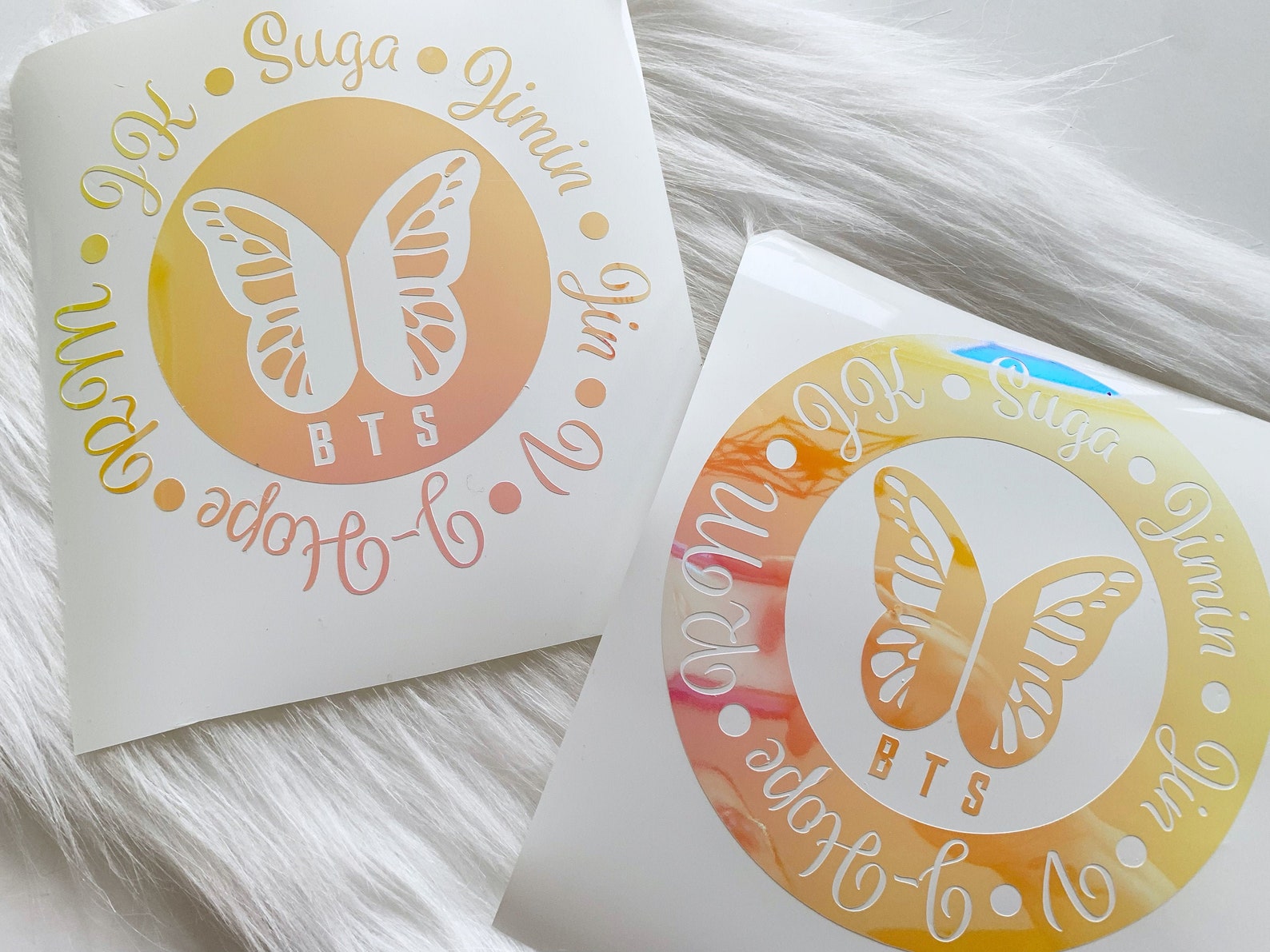 BTS Butterfly Logo Decal BTS Logo Decal BTS Car Decal | Etsy