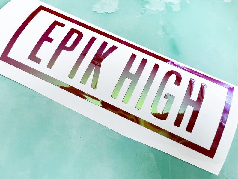 Epik High Logo Vinyl Decal - Etsy