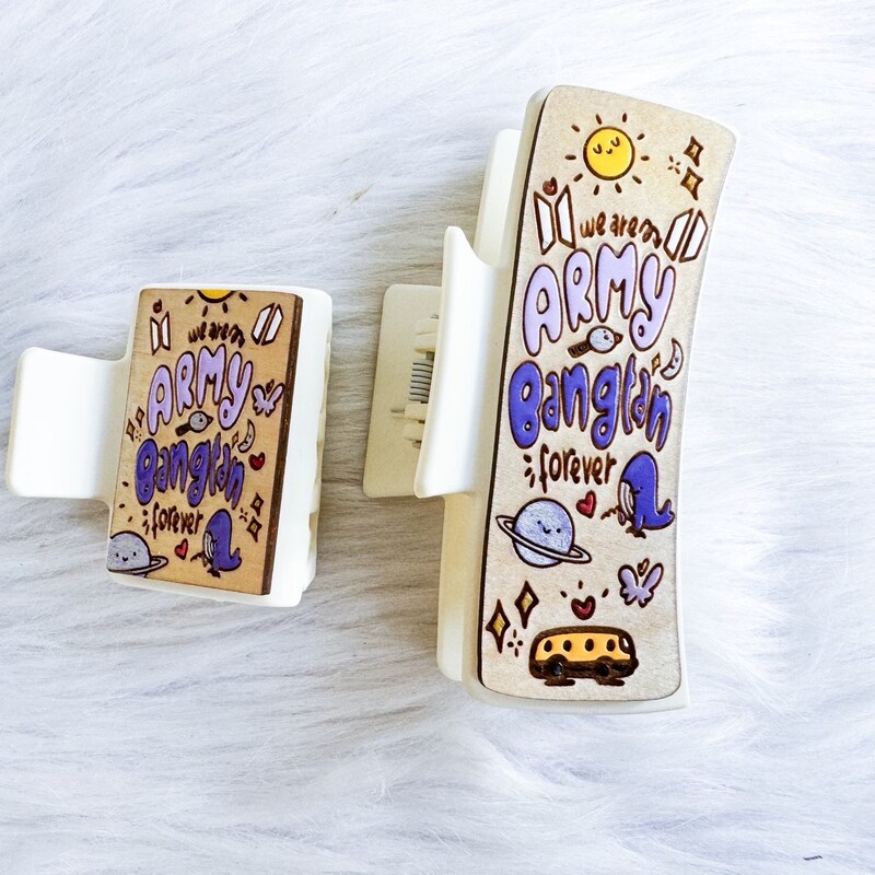 Bts Hair Clip - Etsy