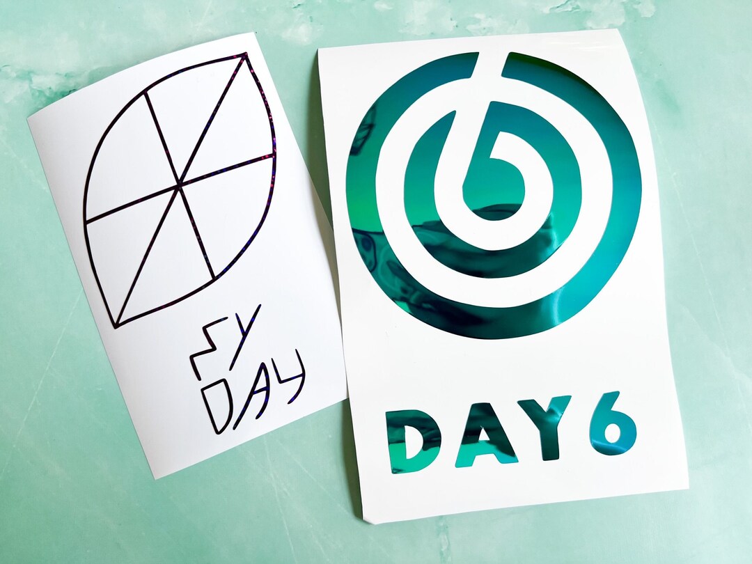 DAY6 Logo Decal, DAY6 Kpop Decal, DAY6 Merch, Kpop Sticker, Kpop Car ...