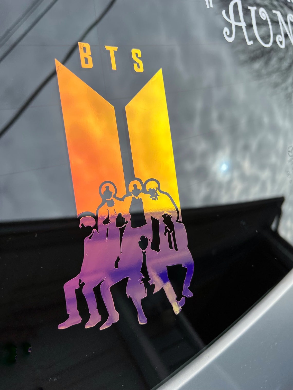 BTS Silhouette Logo Decal BTS Car Decal BTS Army Decal Bts - Etsy