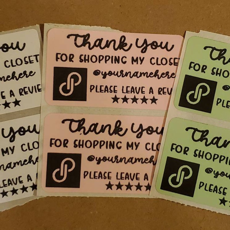 Poshmark Thank You Cards - Etsy