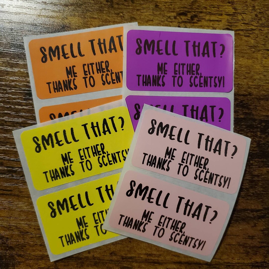Smell That, Me Either Scentsy Stickers - Small Business, Wax Melts ...