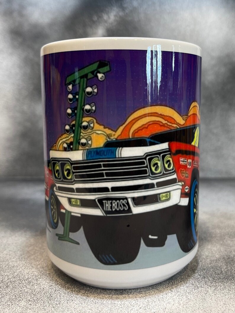 15oz Plymouth Drag Racing Mug - Etsy