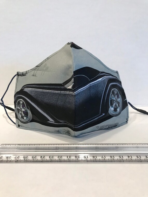 Custom Hot Rod Muscle Car Adult Face Mask - Etsy